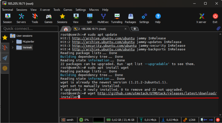 UTMStack Kurulumu - Verimek Telekomünikasyon